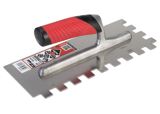 Building Materials | "INOX Notched Trowel 11"""" (28cm) (15x15mm)"