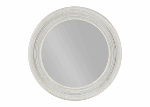 Interiors | Light Grey Round Framed Mirror - Lyle