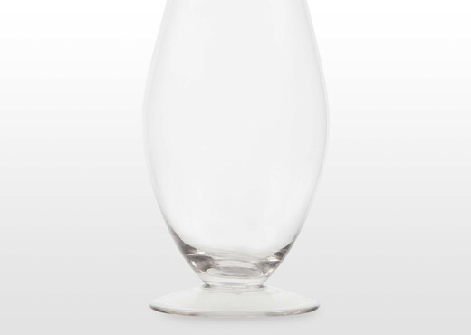 Interiors Contemporary Medium Clear Glass Vase Calypso