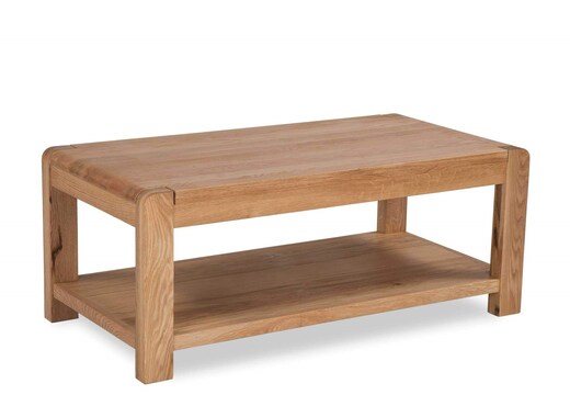 Interiors | Contemporary Solid Oak Coffee Table - Milton