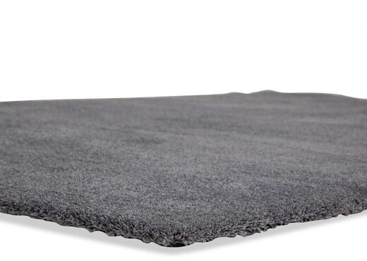 Interiors | Large Grey Deep Pile Rug - Tyrone