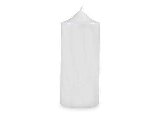 Interiors | Large White Pillar Candle - Daydream