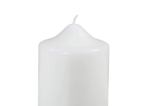 Interiors | Large White Pillar Candle - Daydream