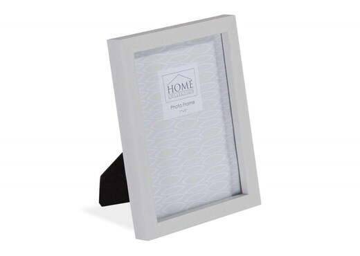 Interiors | 7x5 Inch Light Grey Photo Frame - Home Collection