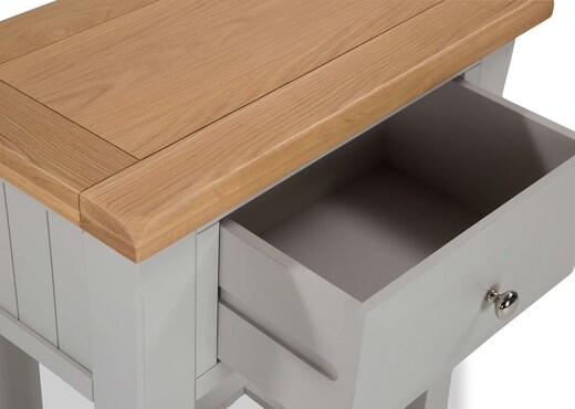 Interiors | 1 Drawer Oak Console Table - Hudson