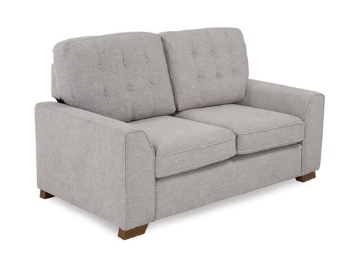 Interiors | Light Grey Fabric 2 Seater Sofa - Fionn