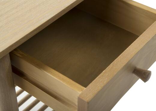 Interiors | 1 Drawer Natural Oak Locker - Arc