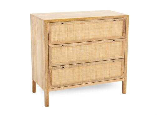 Interiors | 3 Drawer Mango Chest of Drawers - Connor